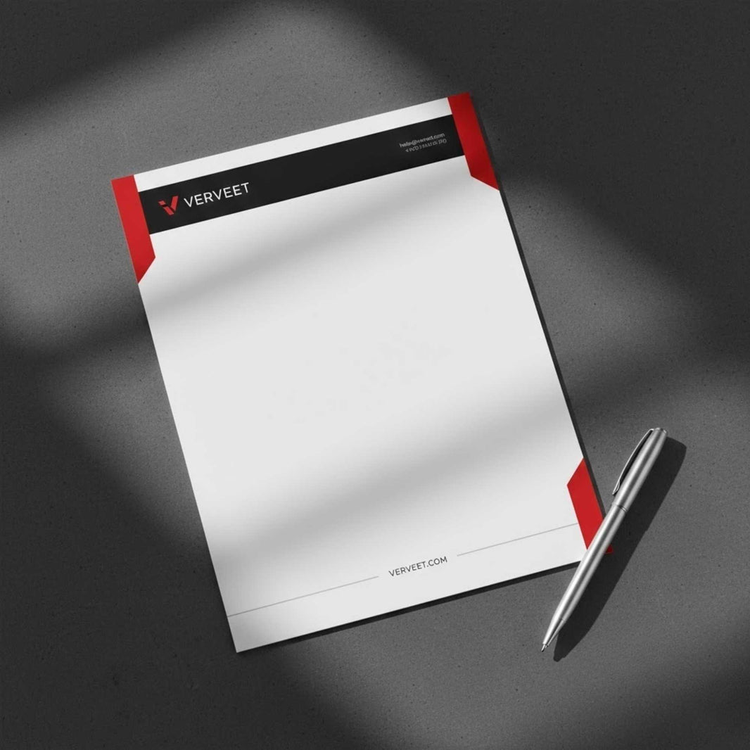 Custom Letterhead Printing 100–120 GSM | Professional Company ...