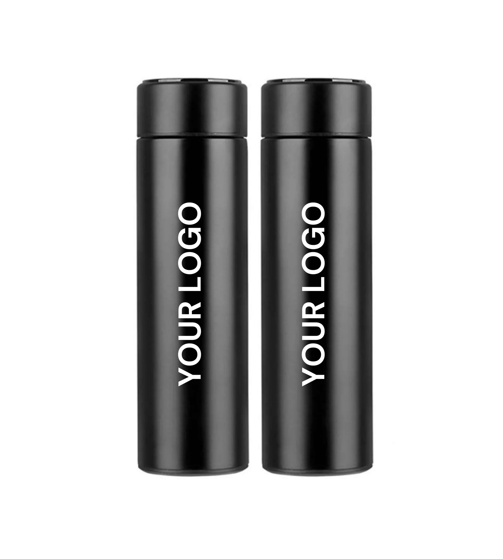 Personalized Stainless Steel Water Bottle with Smart LED Temperature ...