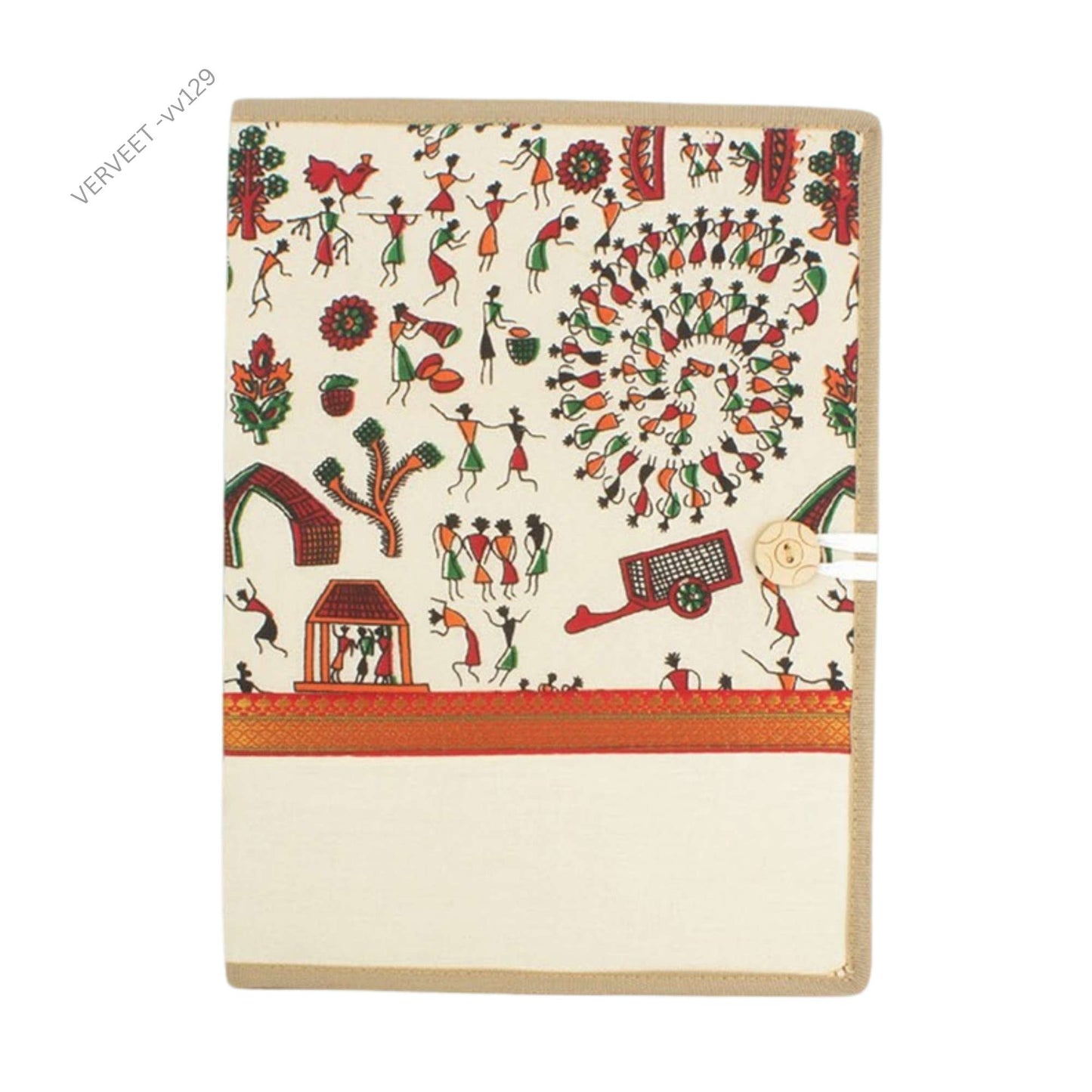 Handcrafted Folk Art Document Folder | Ethnic Corporate Gift File ...