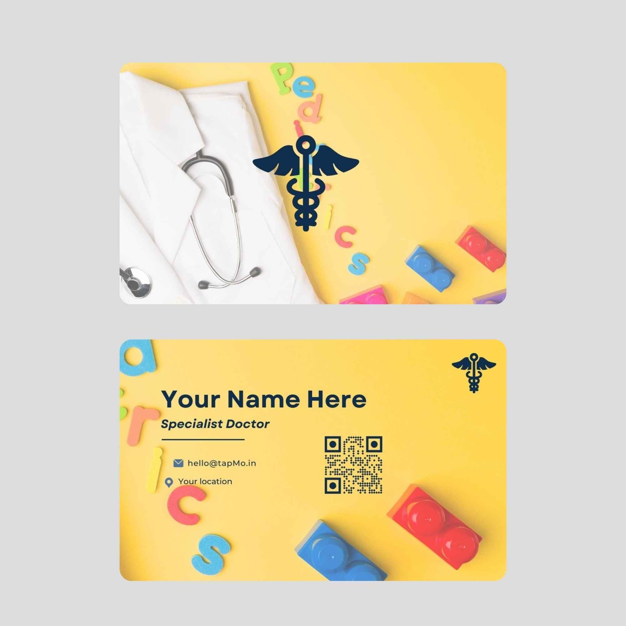 Doctor Velvet Paper Visiting Card 350 GSM | Rounded Corner Premium ...